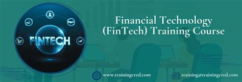 Financial Technology Fintech Training Course
