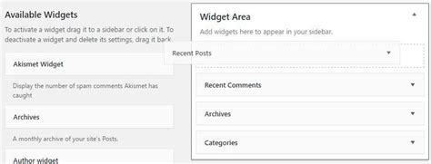 Step Adding Widgets Courses PD