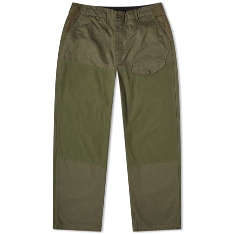 Buy Engineered Garments Field Pant Olive Herringbone Twill At 45 Off