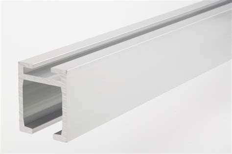 철물가이드 슬라이딩도어레일 Terno고하중 상부트랙 240kg 전용레일 2m 40x50mm