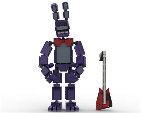 Lego Moc Fnaf 1 Bonnie By Brickwisl2006 Rebrickable Build With Lego