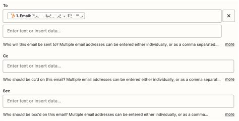 send an email for new hubspot form submissions zapier
