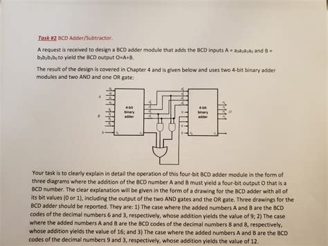 solved task 2 bcd adder subtractor a request is received