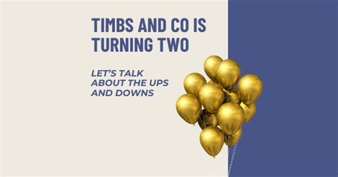 Timbs And Co Is Turning Two