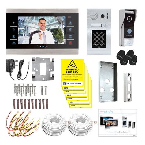 Wide Angle Camera Secure Access Camera And Single Monitor Kit System Q Ltd