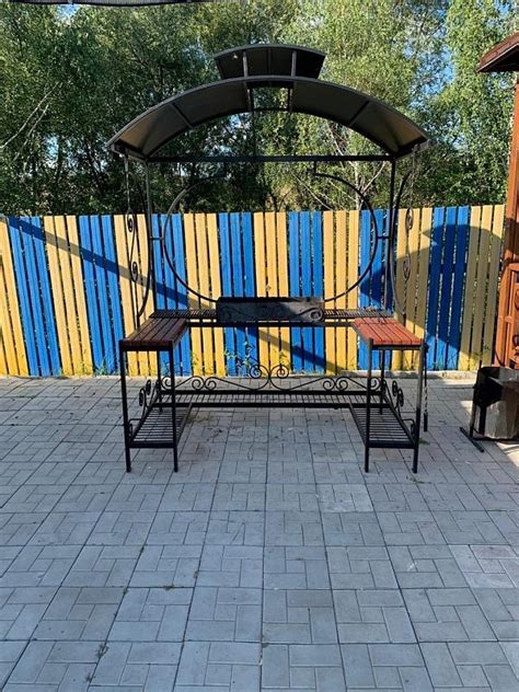 Баня/Шатер с мангальной зоной и спуском к реке на базе отдыха "Подсолнухи"