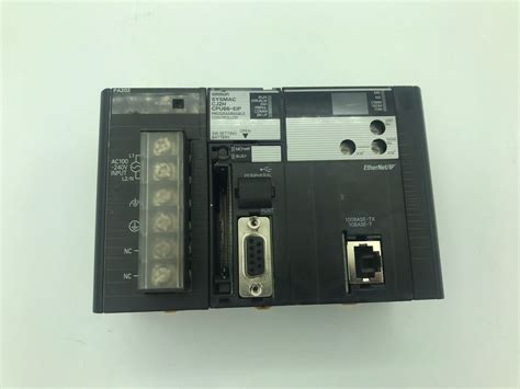 Omron SYSMAC CJ2H CPU66 EIP Programmable Processor Controller Cj1w Pa202 Pws Working Fine
