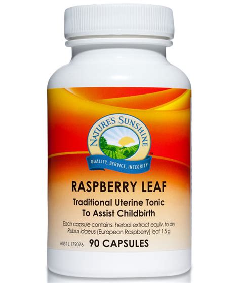 Natures Sunshine Raspberry Leaf Capsules 90 Pregnancy Birth And Beyond