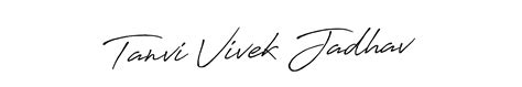 85 Tanvi Vivek Jadhav Name Signature Style Ideas Cool Name Signature
