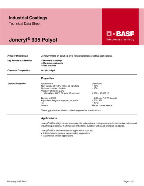 Joncryl® 935 Basf