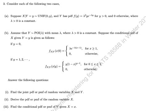 Solved 3 Consider Each Of The Following Two Cases A Chegg Com