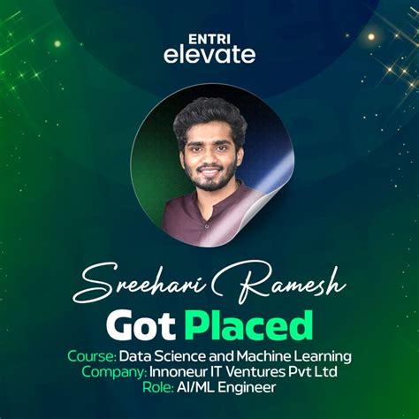 entri elevate on linkedin successstory datascience machinelearning