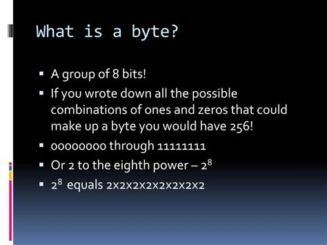 PPT Bits And Bytes PowerPoint Presentation Free Download ID