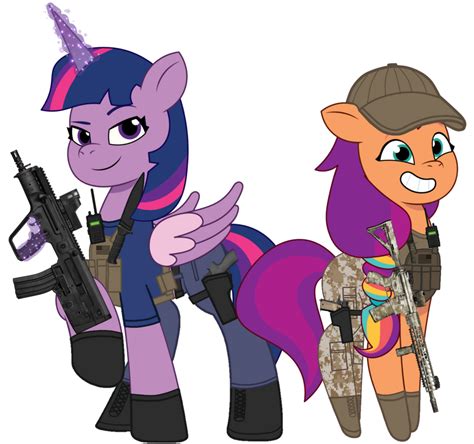 Mlpwarzone Twilight And Sunny By Ponyparodycontent On Deviantart