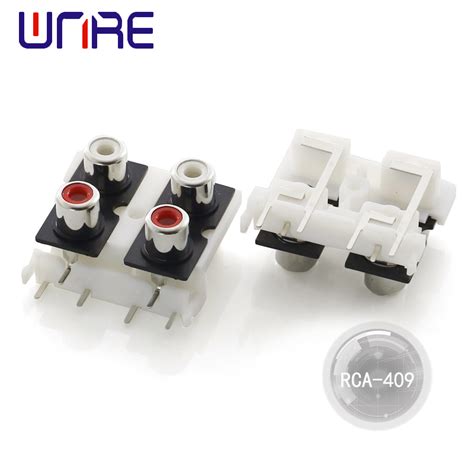 China Rca Socket Female Pcb Mount Cable Connector For Dvdtvcctvhome
