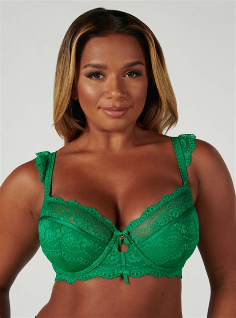 Averie Balconette Bra Green Boux Avenue Uk