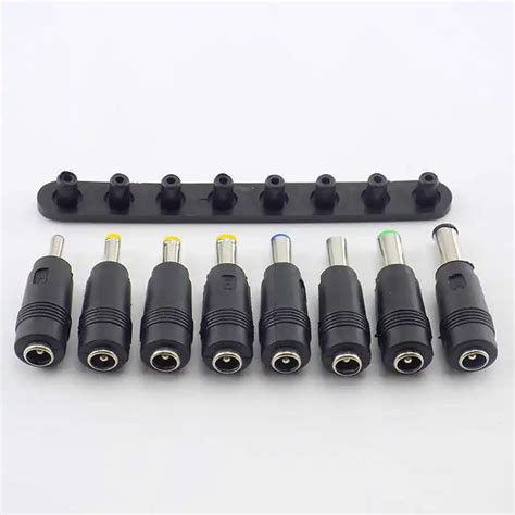8pcs Laptop Notebook Input Dc Universal Plug Set Jack Tip Ac Adapter Charger Ebay