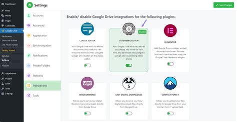 How To Use Integrate Google Drive With Gutenberg Editor