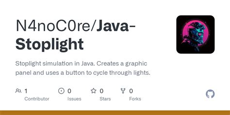 GitHub N NoC Re Java Stoplight Stoplight Simulation In Java Creates A Graphic Panel And Uses