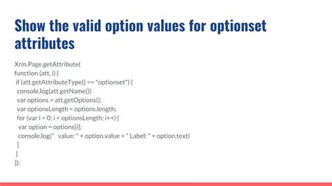 Dynamics 365 CRM Javascript Customization PPT