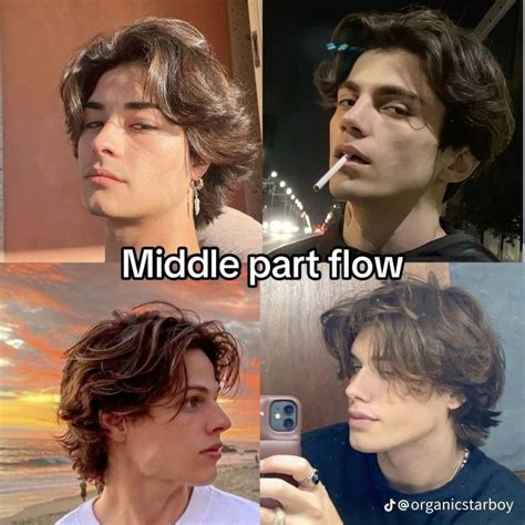 Middle Part Flow Massive Haircuts