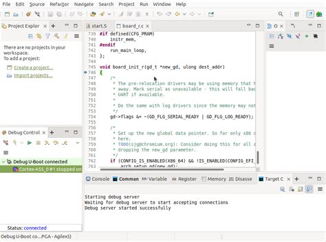 Debugging U Boot With Arm Development Studio Altera FPGA Developer Site