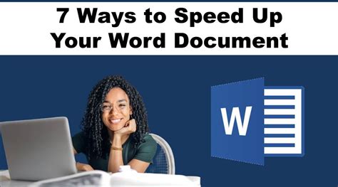 7 ways to speed up your word document