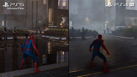 Marvels Spider Man Remastered Substantial Enhancements Vs Ps4 Pro