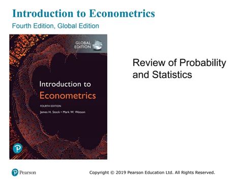Lecture 2 Undergraduate Intro To Econometricspptx