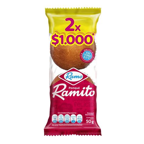 Ponque Ramito 50g Snack Delicioso