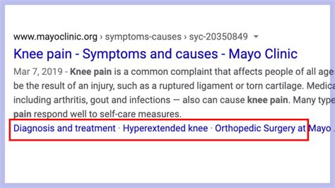 Pro Tip Table Of Contents Can Provide Additional Link Options In Organic Search