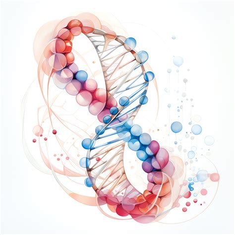 Artistic Dna Molecule Clipart 45 High Quality S Digital Download