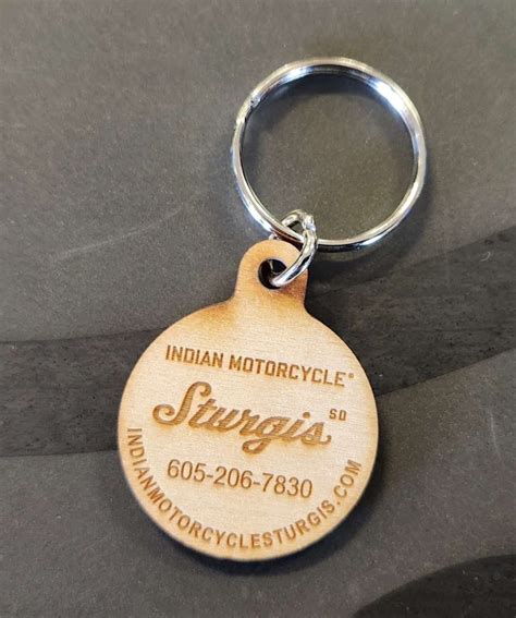 Ims Custom Wooden Keychain