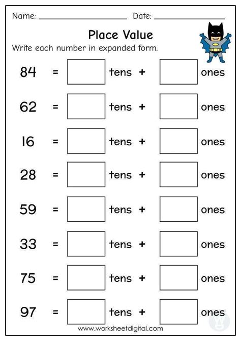 place value how many hundreds tens and ones worksheet 54 off