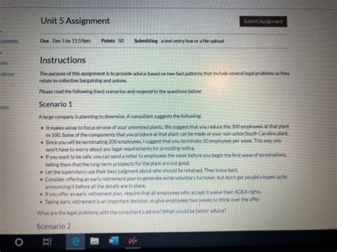 unit 5 assignment submit assignment pements due dec 1 by 11 59pm points