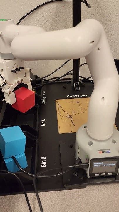 Pick And Place Using The Gripper For 6r Cobot Robotics Robot Youtube