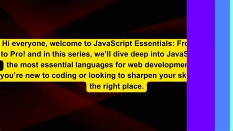 Master Javascript Secrets Simplifying Variables And Data Types Youtube