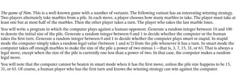 Solved The Game Of Nim This Is A Well Known Game With A