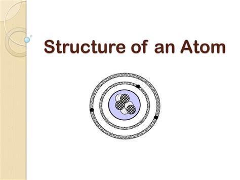 Structure Of Atom Ppt