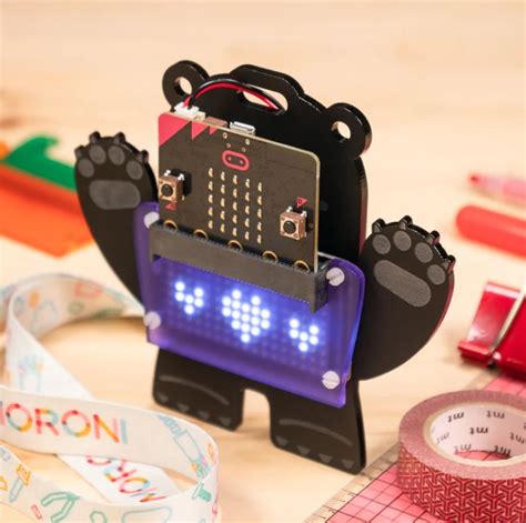 피모로니 scroll bit micro bit Kit 스크롤비트 마이크로비트 키트 17x7 매트릭스 마이크로비트 오픈소스 하드웨어 존 MCU보드 제어모듈