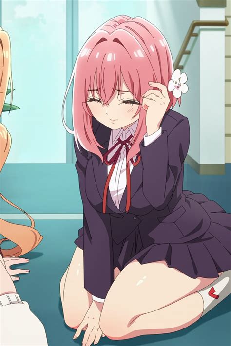 Hakari Hanazono Ilustrasi Karakter Wallpaper Kartun Animasi