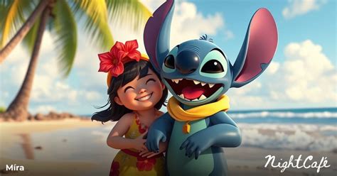 Lilo And Stitch Live Action Beach Fun Ai Art