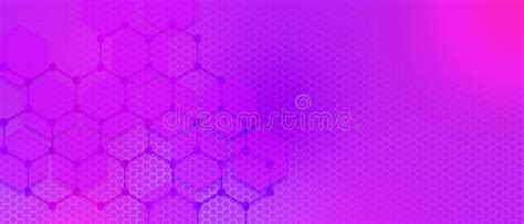 Geometric Abstract Background With Molecular Structure And Chemical Compounds Stock Illustration