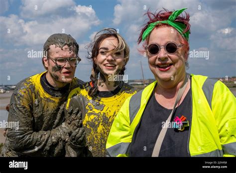Alfie Richer And Maisi Bourke With Jo Brand Mother Of Maisi Who