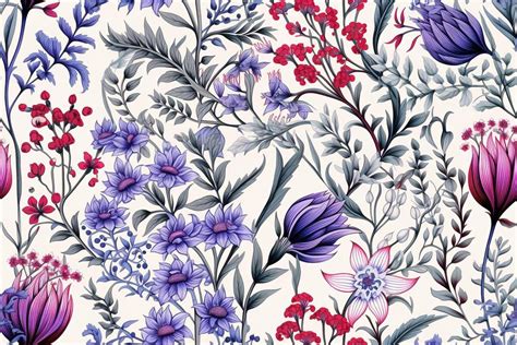 Allover Pattern Floral Motifs Graphic by Ranya Art Studio · Creative ...