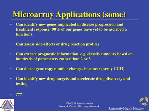 Ppt Cdna Microarrays And Some Of Their Applications To Clinical Medicine Powerpoint