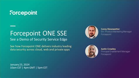 Forcepoint One Sse See A Demo Of Security Service Edge Forcepoint