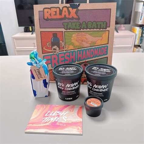 [러쉬]팬지 퍼퓸and낫랩 기프트 배민 장보기∙쇼핑