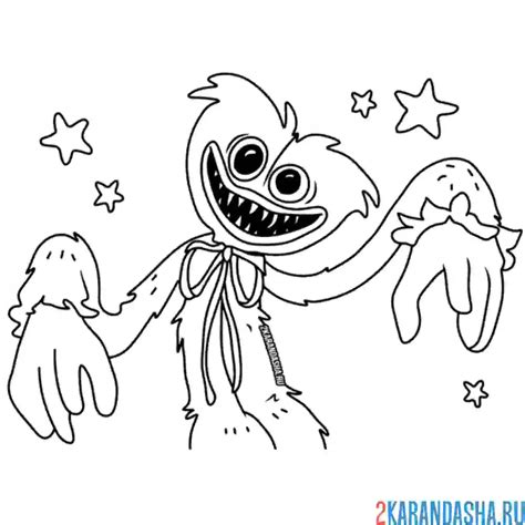 Раскраски попи плей тайм распечатать раскраски