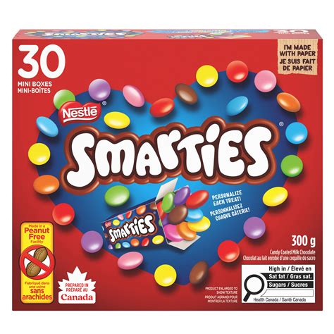 Smarties Valentine Mini Boxes Colourful Candy Coated Milk Chocolate